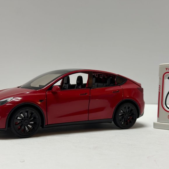 Tovmas Toys | Toys | 24 Tesla Model Y Diecast With Headlight Taillight ...